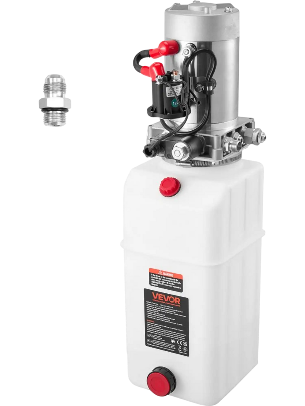 Vevor Hydraulic Power Unit 6 qt Single Acting Dump Trailer Pump 3200 P ...