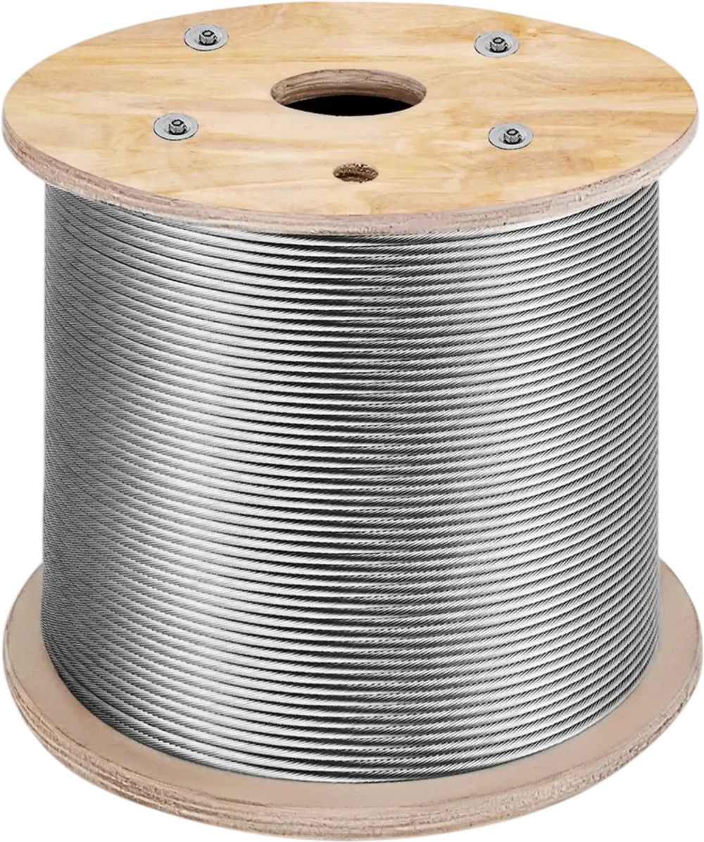 Vevor Wire Rope 1/8" x 500' T316 Stainless Steel Cable New – FactoryPure