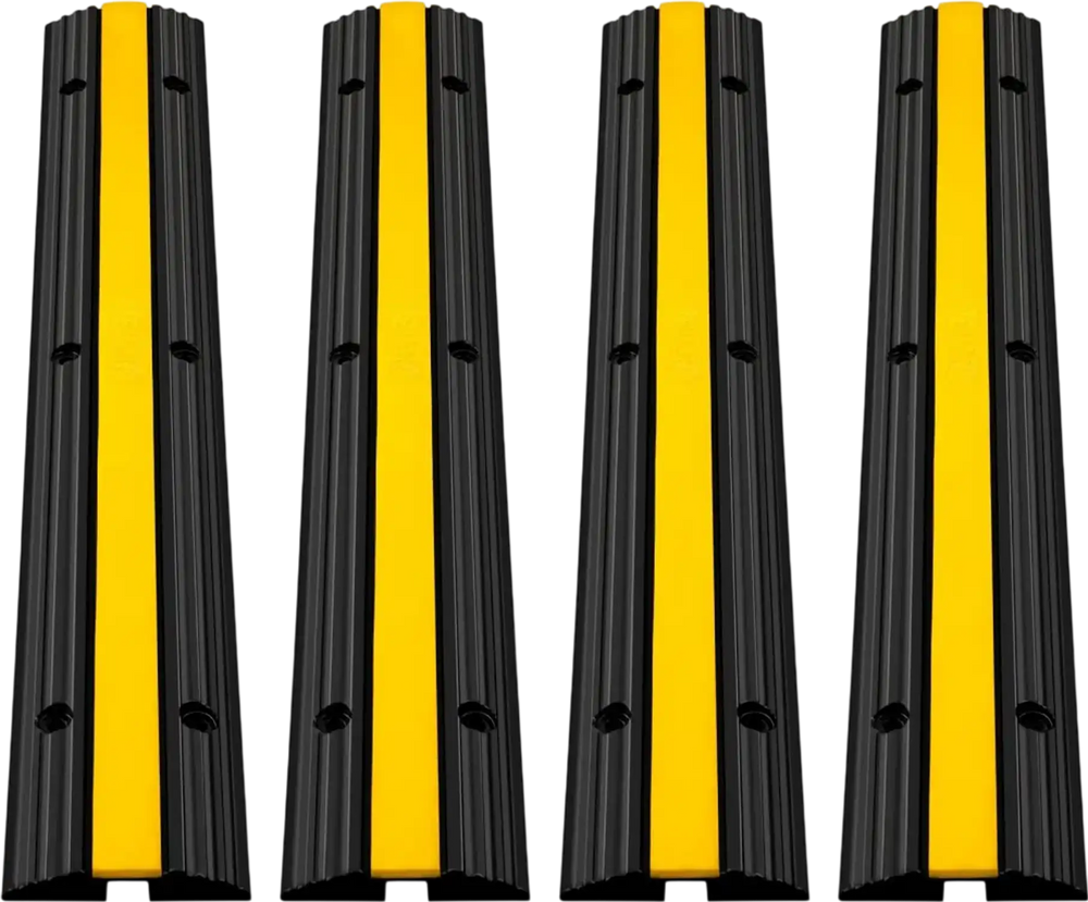 Vevor Cable Protector Ramp 4 Pack 1-Channel Heavy Duty 40" New ...