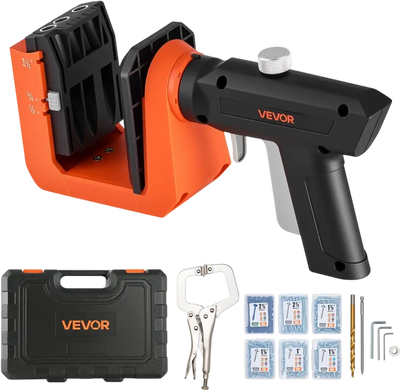 Vevor Pocket Hole Jig Kit Adjustable 1/2", 3/4", 1-1/2" Woodworking Sy ...