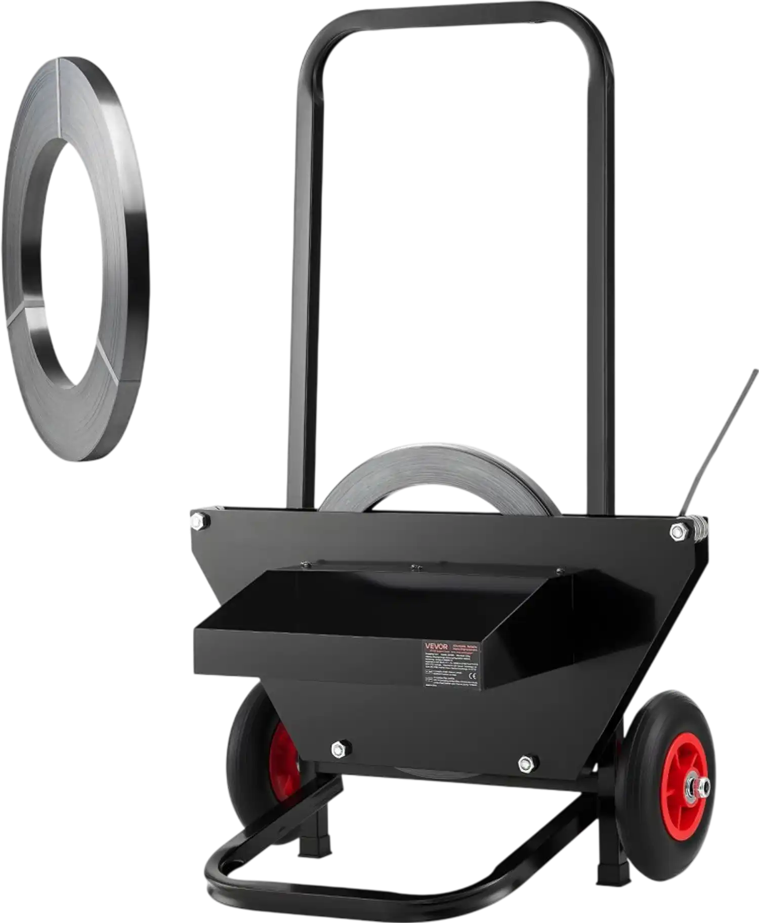 Vevor Strapping Cart Steel Banding Dispenser for 23.6" Core Coils New ...