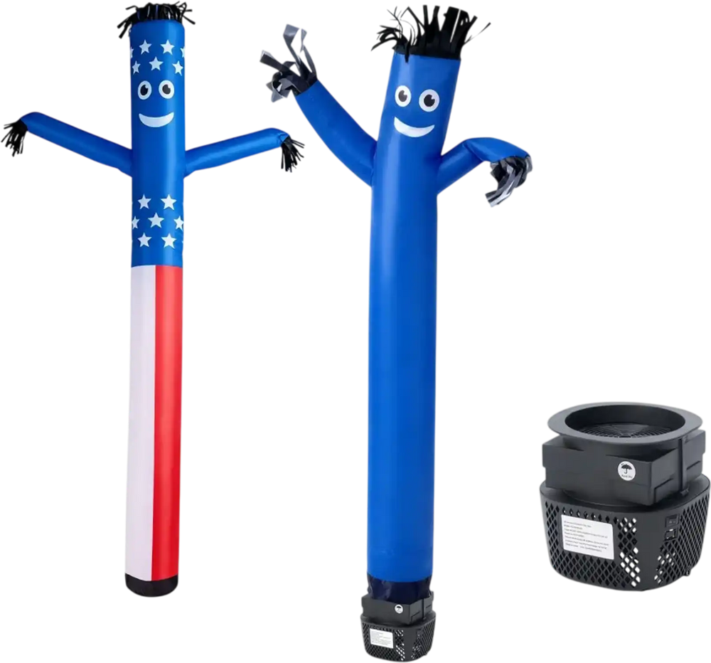 Vevor Inflatable Tube Man 6' Wacky Waving Dancing Tube Guy with Blower ...