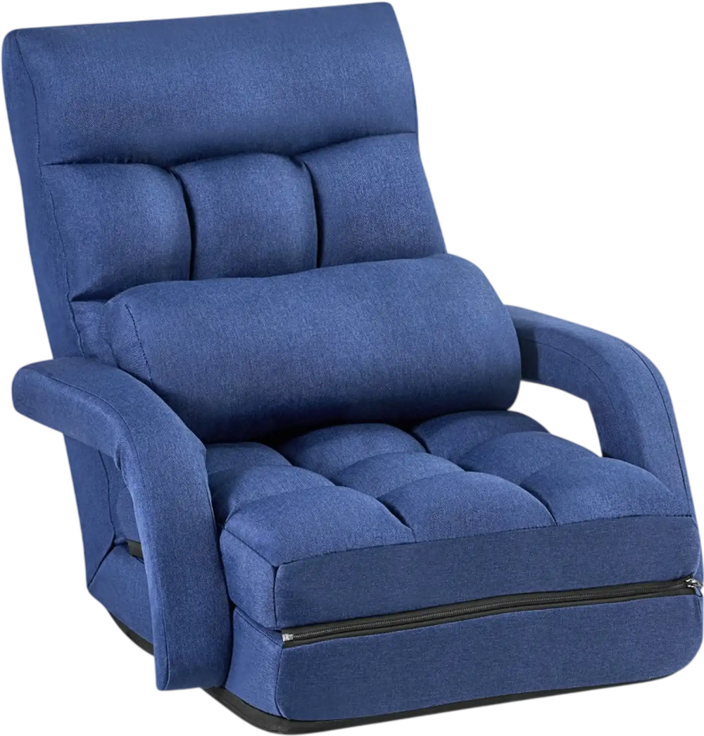 Vevor Floor Chair 5-Position Folding Gaming Chair with Back Support Ar ...