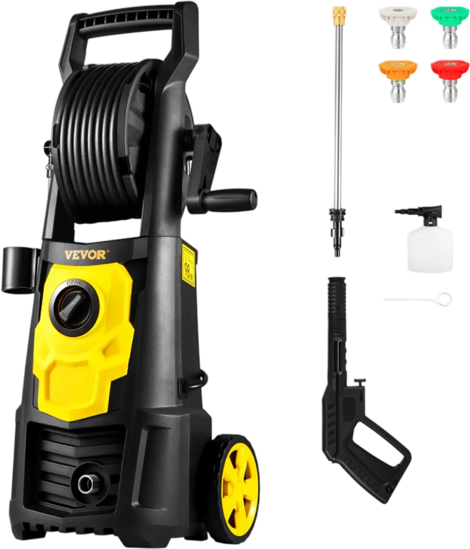 Vevor Pressure Washer 2000 PSI 1.76 GPM Electric Power Washer New ...