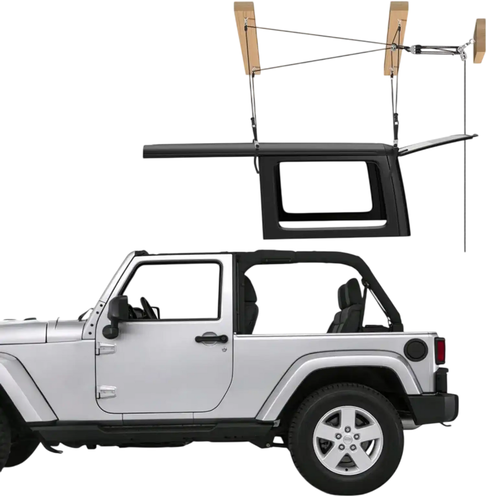 Vevor Hard Top Remover Lift 220 lbs Roof Hoist New – FactoryPure
