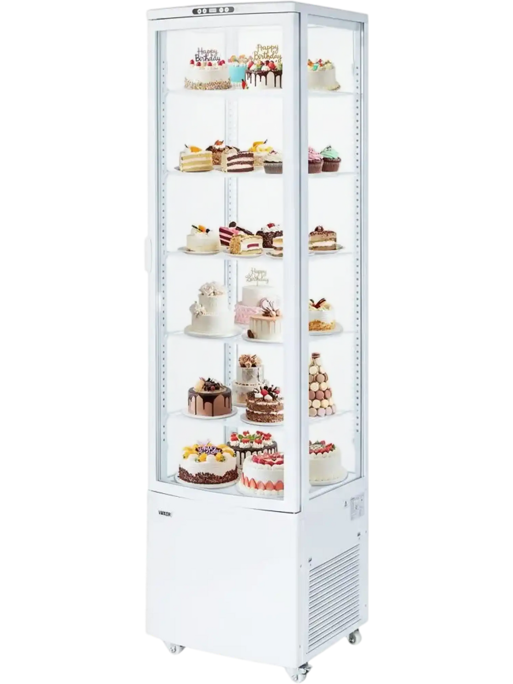 Vevor Refrigerated Display Case 9.8 Cu. Ft. 5-Tier Commercial Cake Ref ...
