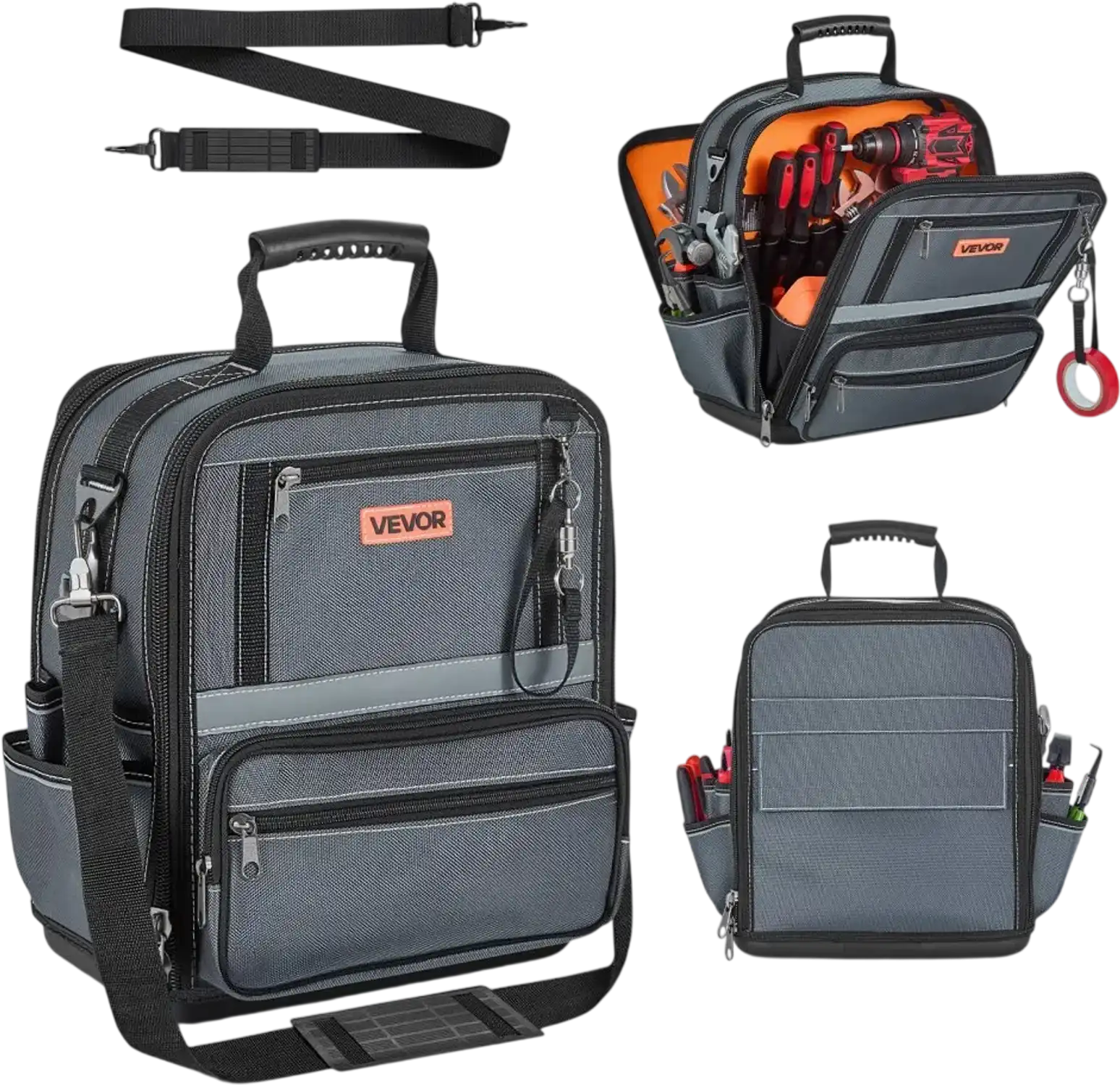 Vevor Tool Bag 13.2" 34-Pocket Portable Organizer New – FactoryPure