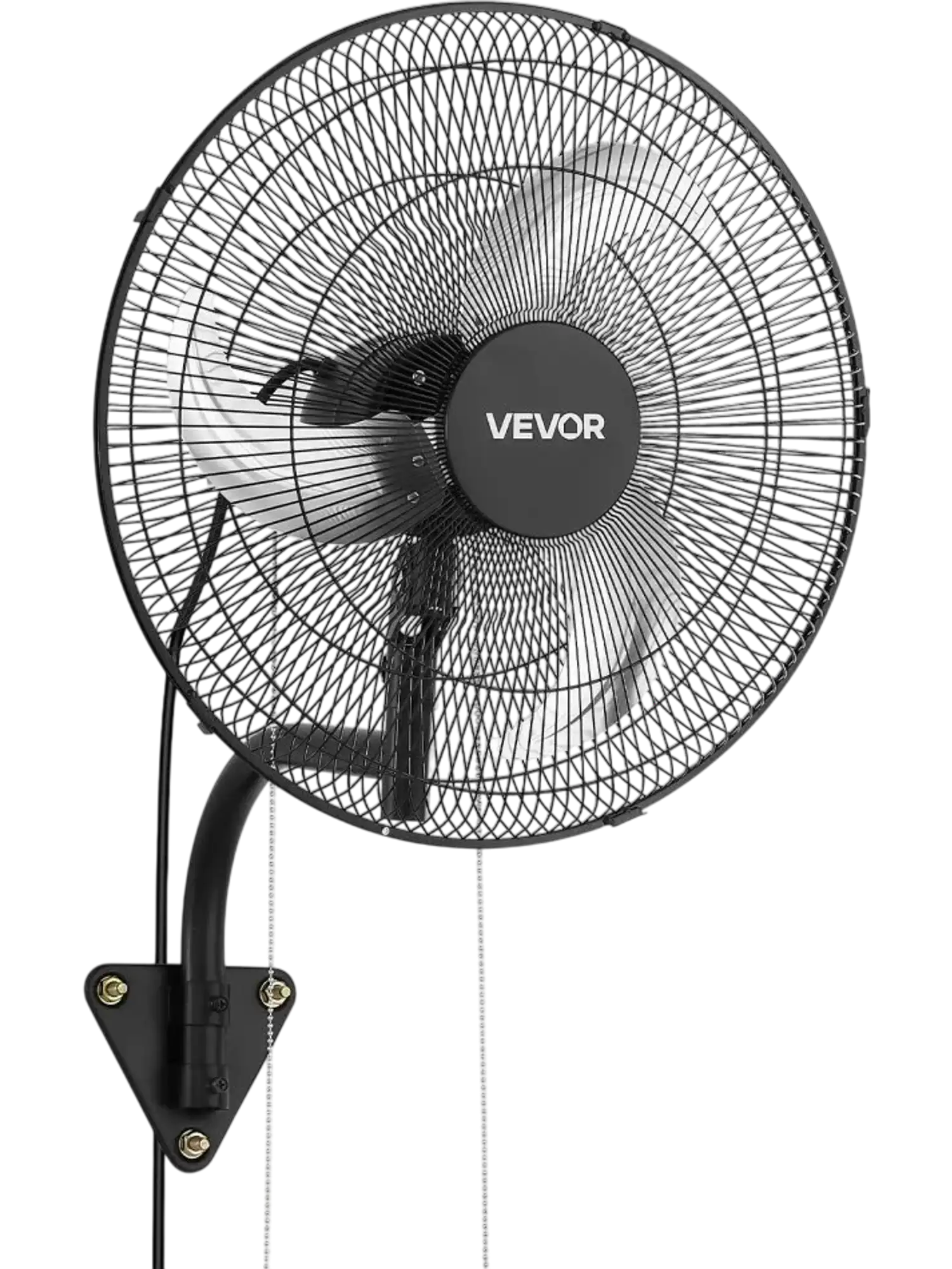 Vevor Wall Mount Fan 18" Oscillating 3-Speed Hanging Fan New – FactoryPure