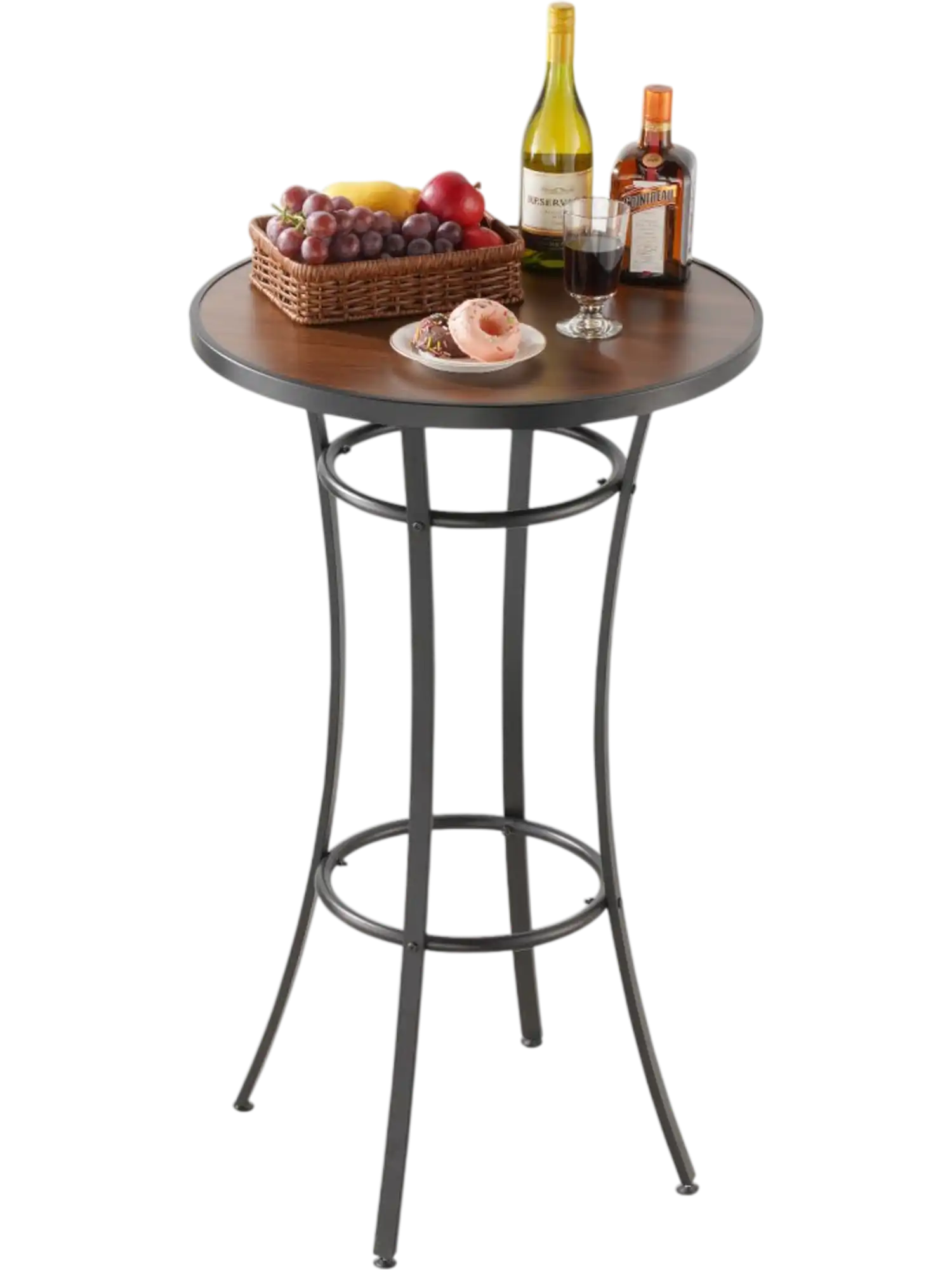 Vevor Bar Table Outdoor Round 23.7" Counter Height Bistro New – FactoryPure