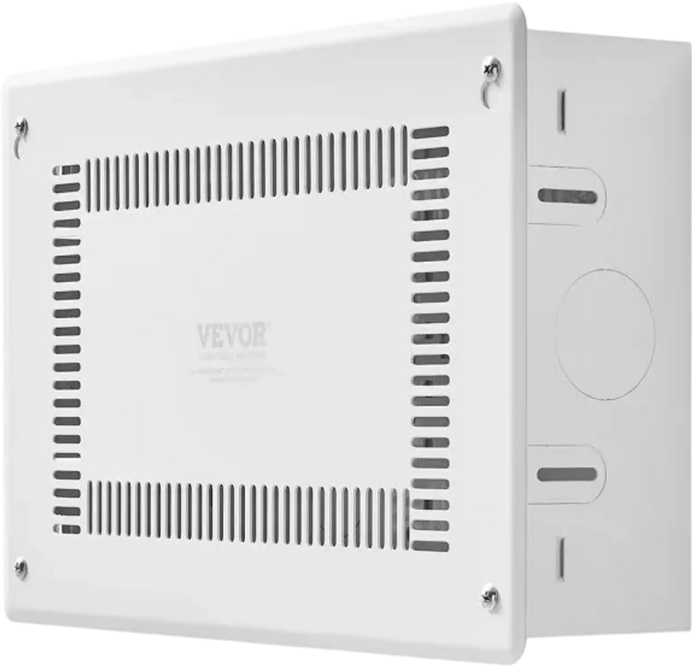 Vevor Structured Media Enclosure 9" Recessed In-Wall TV Media Box with ...