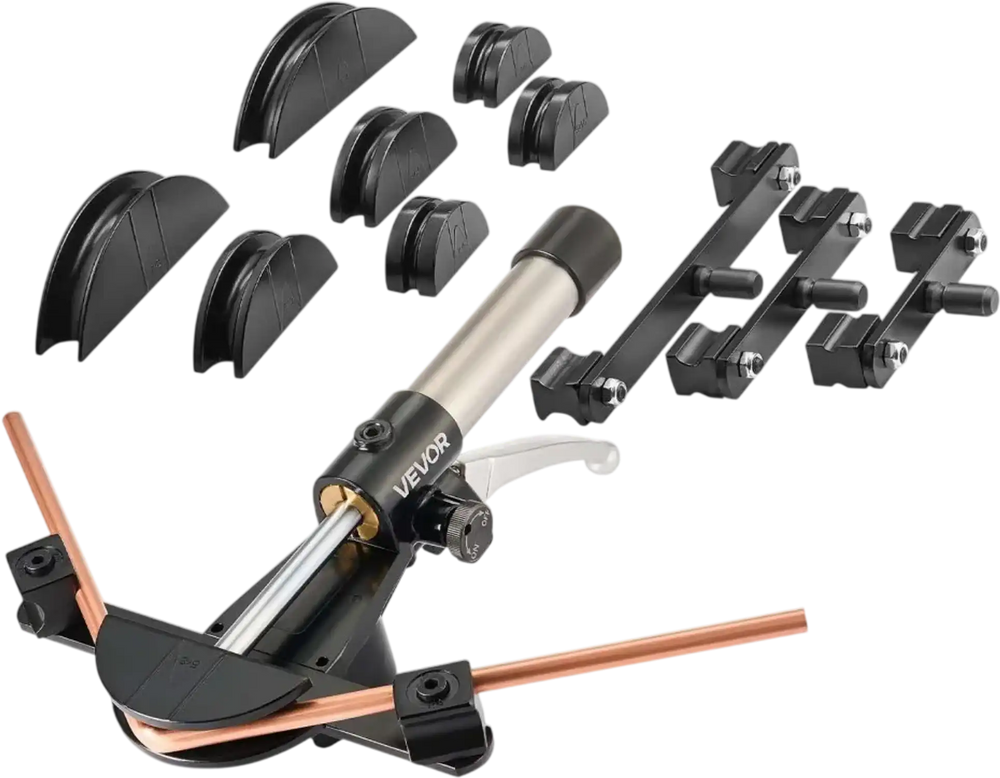 Vevor Tubing Bender Hydraulic 1/4" to 7/8" Copper Pipe Kit New ...