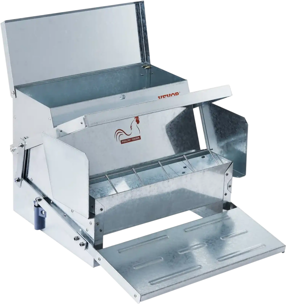 Vevor Poultry Feeder Automatic Chicken Feeder 25 lbs Capacity New ...