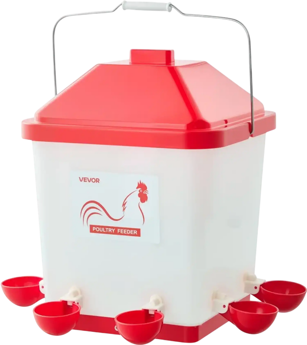 Vevor Chicken Waterer 5 Gallon Automatic Gravity Poultry Waterer New ...