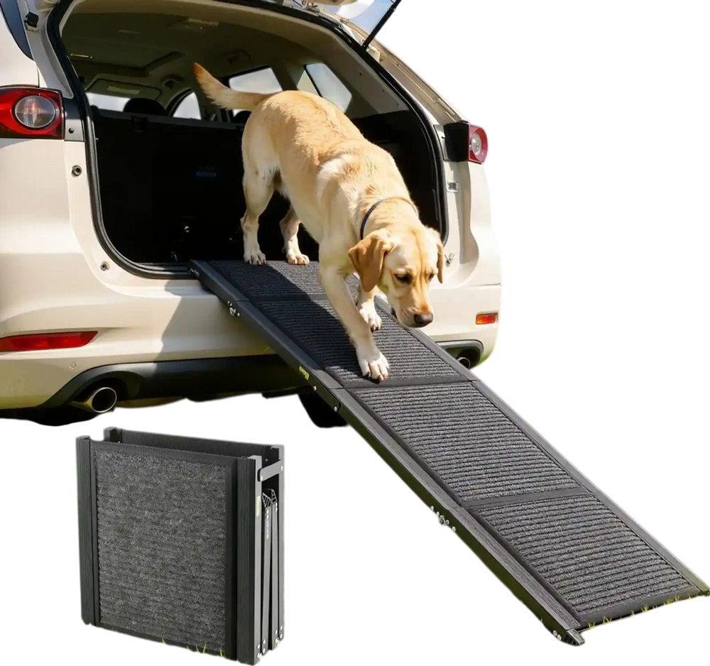 Vevor Dog Ramp Folding Pet Car Ramp 63" x 17" 250 lbs New – FactoryPure