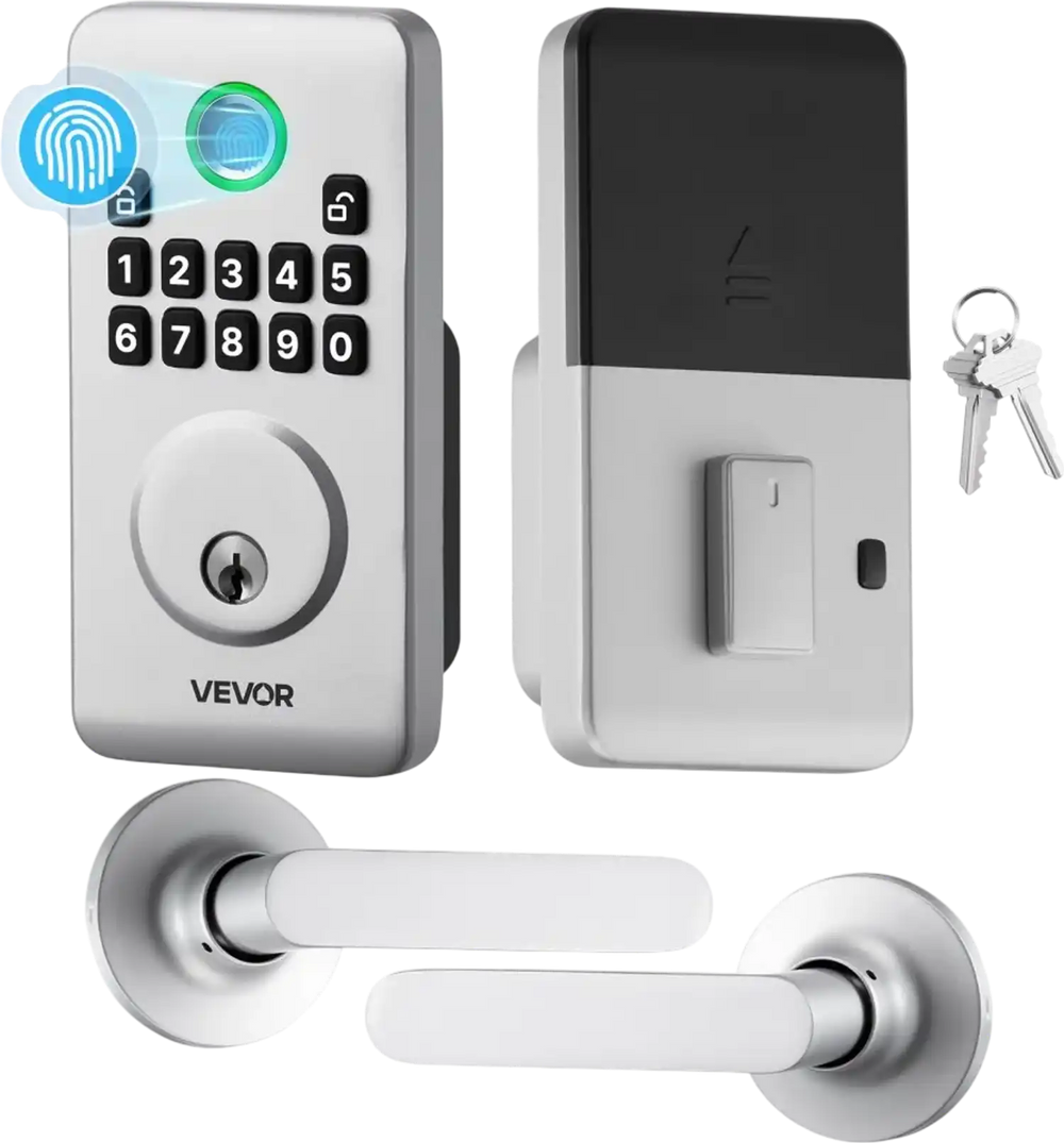 Vevor Fingerprint Door Lock Set Biometric Keyless Entry Deadbolt with ...