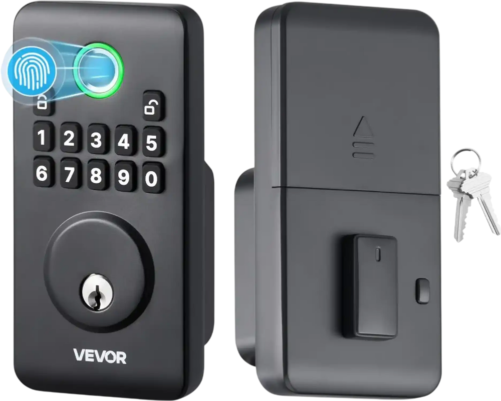 Vevor Fingerprint Door Lock Electronic Biometric Deadbolt Keyless Entr ...