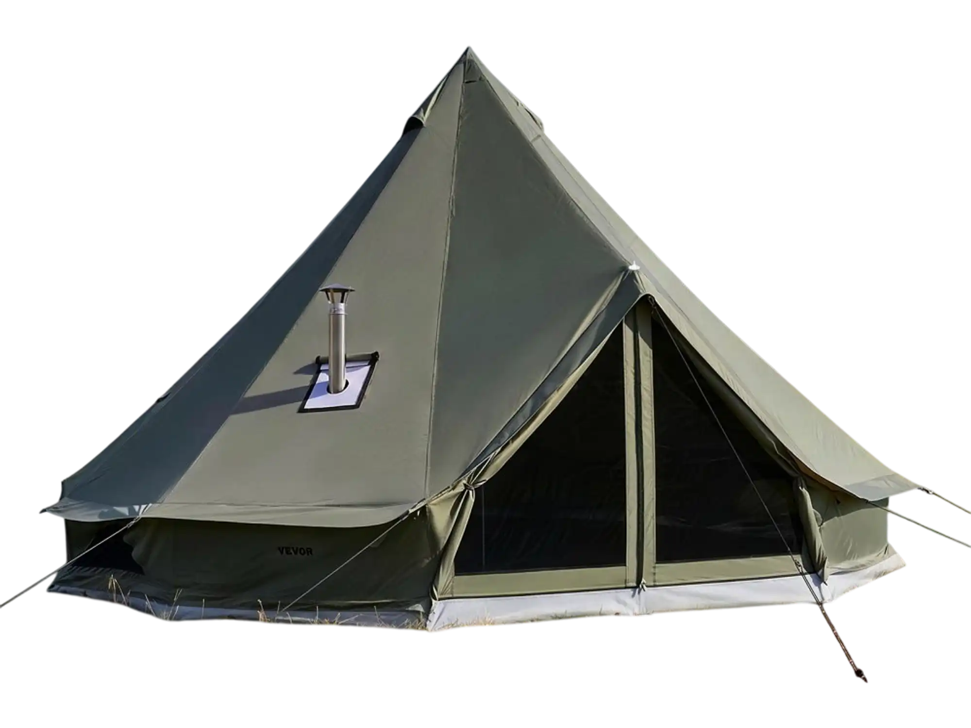 Vevor Bell Tent 9.84' 4-Season Canvas Yurt Camping Tent New – FactoryPure