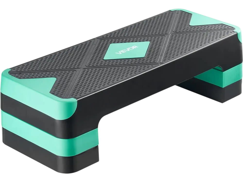 Vevor Step Platform Adjustable Aerobic Workout Stepper 28" Green New ...