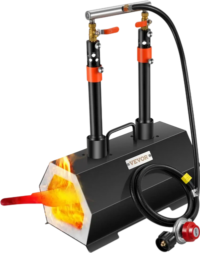 Vevor Propane Forge Portable Double Burner Blacksmith Farrier Forge Ne ...