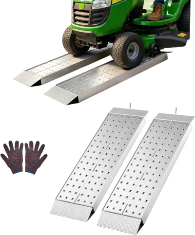 Vevor Trailer Ramps Aluminum 2PCS 39" x 12" Heavy-Duty ATV Loading Ram ...