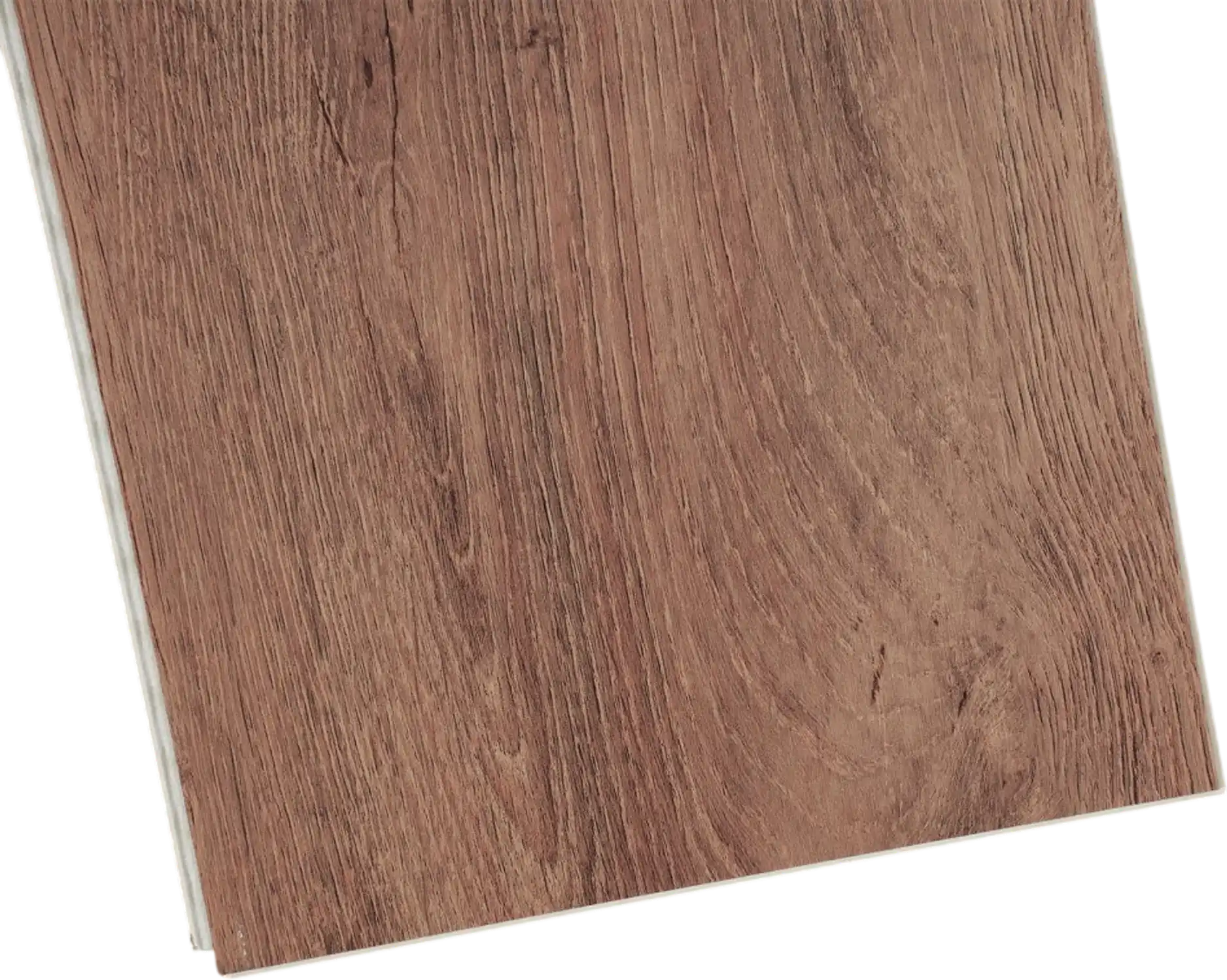 Vevor Vinyl Floor Tiles Deep Brown Wood Grain Interlocking 48" x 7.3 ...
