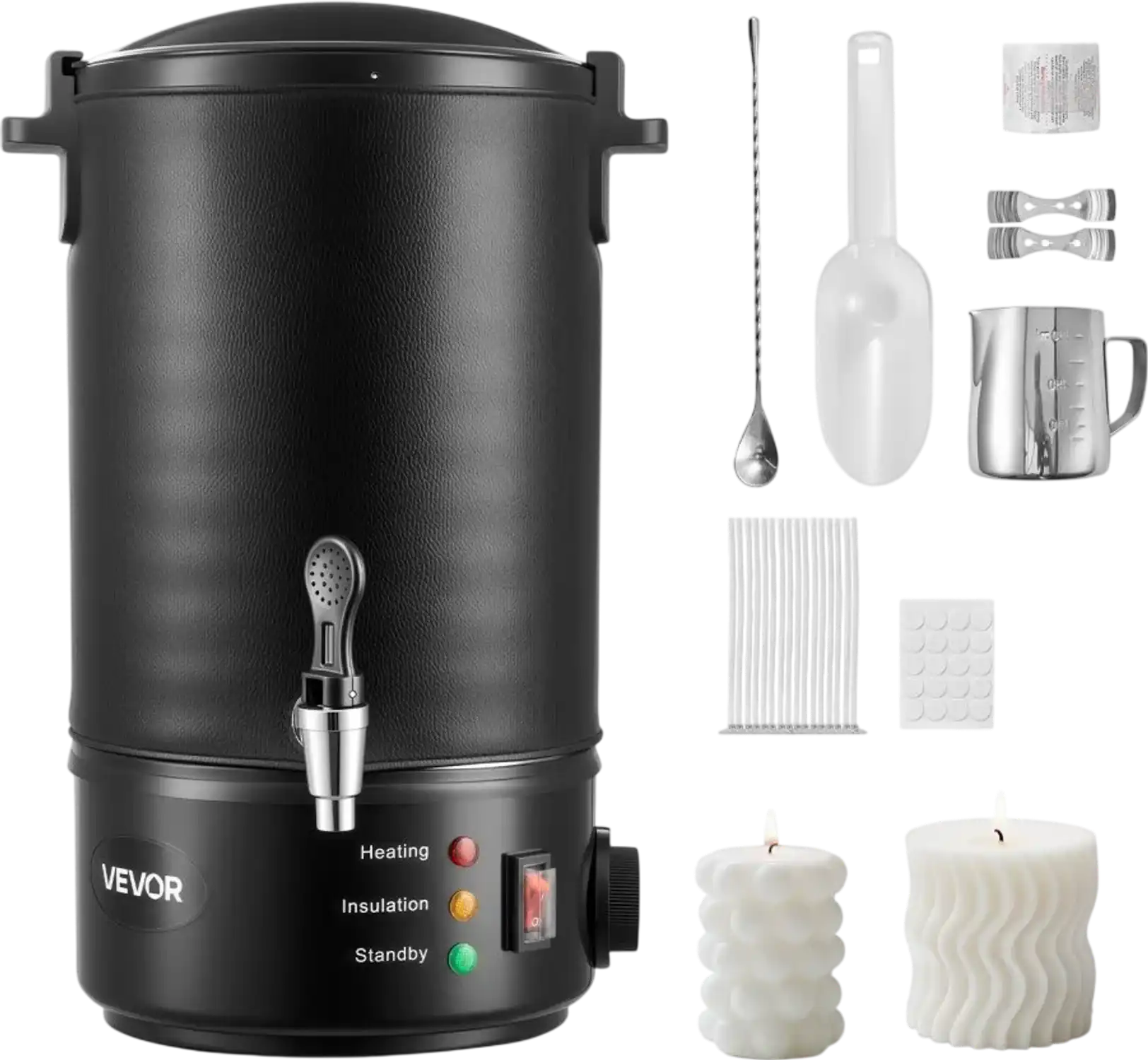 Vevor Wax Melter 8.5 Qt Candle Making Pot New – FactoryPure