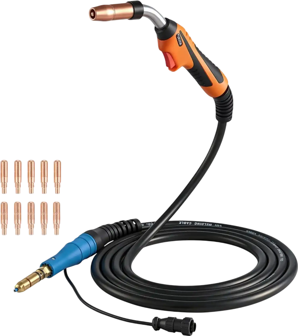 Vevor MIG Welding Gun 250A 15' Replacement for Miller MDX-250 with 11 ...