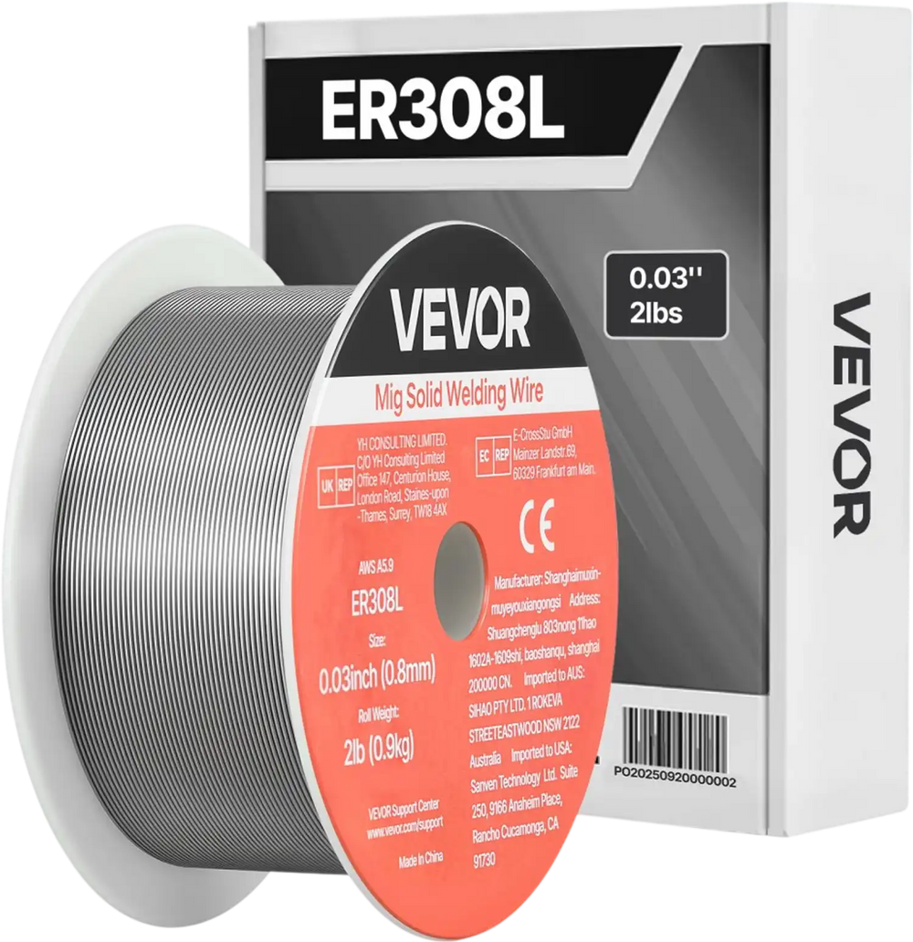Vevor Welding Wire ER308L 0.03" 2 lbs Stainless Steel MIG New – FactoryPure