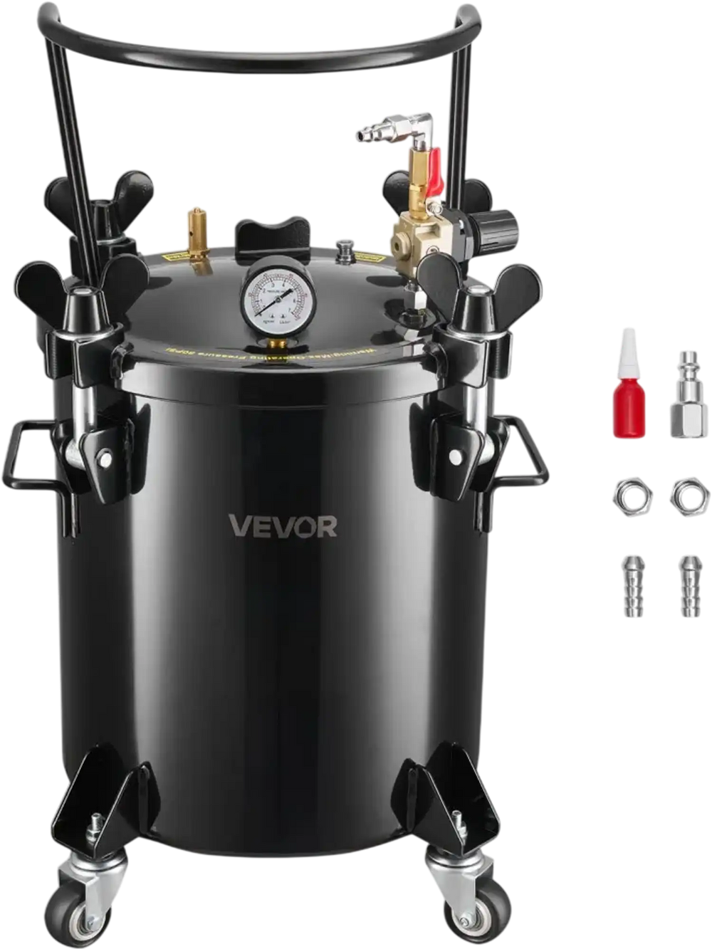 Vevor Pressure Pot 5.3 Gal 80 PSI Steel Tank New – FactoryPure