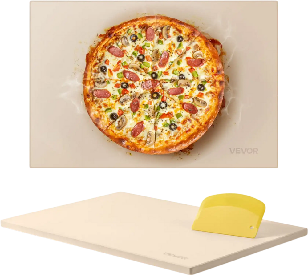 Vevor Pizza Stone Extra Large 20" x 14" Rectangular Baking Stone with ...