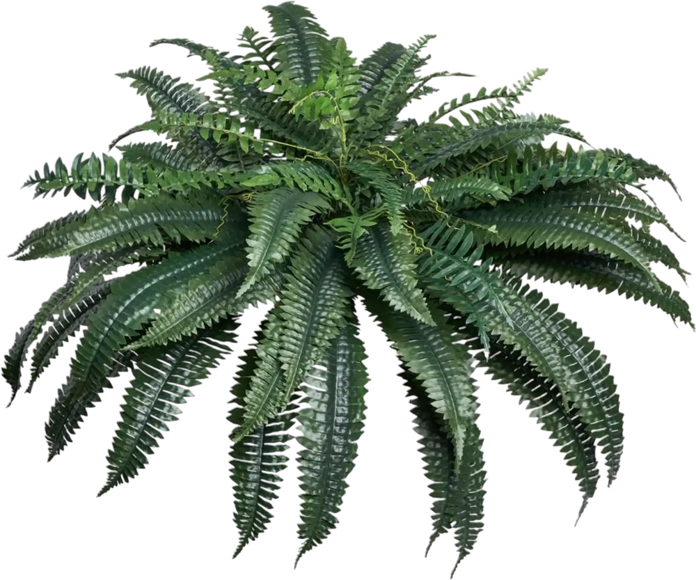 Vevor Artificial Fern Large Faux Boston Fern 43-47" 88-Branch Indoor O ...