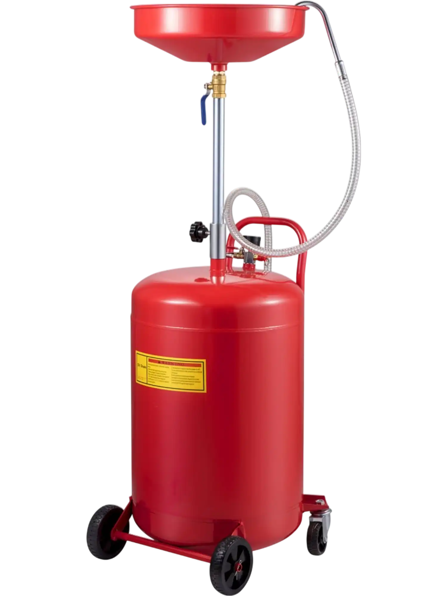 Vevor Oil Drain Tank 20 Gallon Portable Air Operated Waste Oil Drainer ...