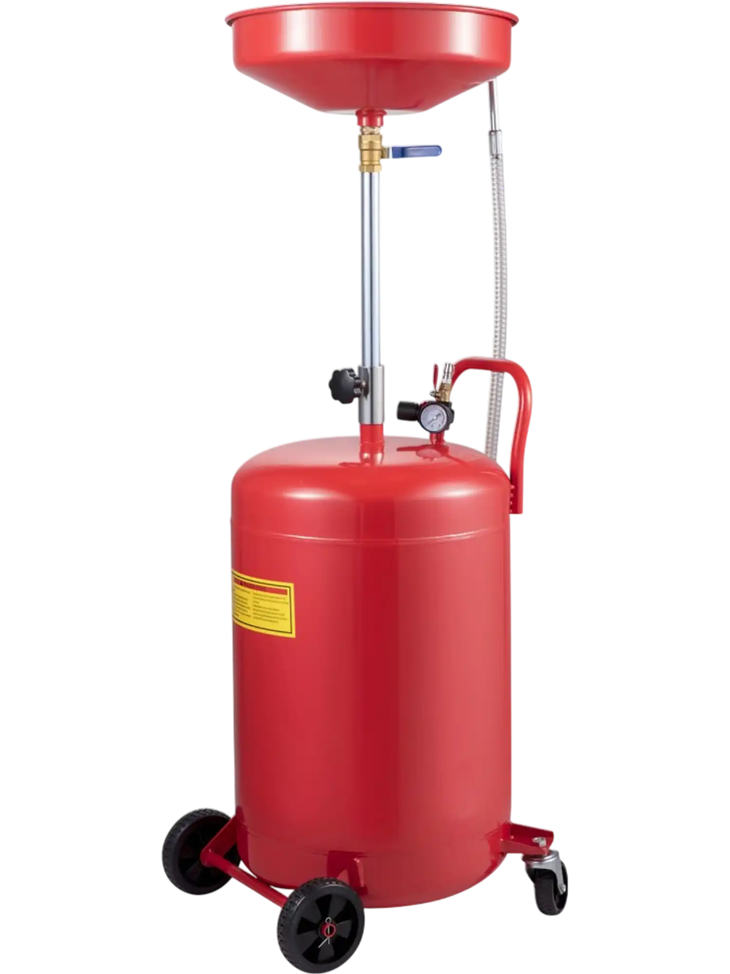 Vevor Oil Drain Tank 20 Gallon Portable Air Operated Waste Oil Drainer ...