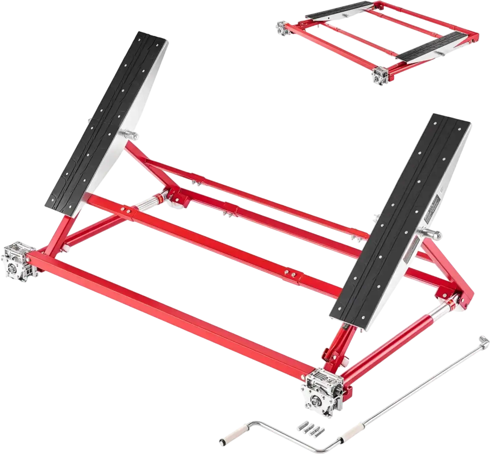 Vevor Portable Car Lift Heavy-Duty Steel Quick Lift 4400 lbs 23" Max H ...