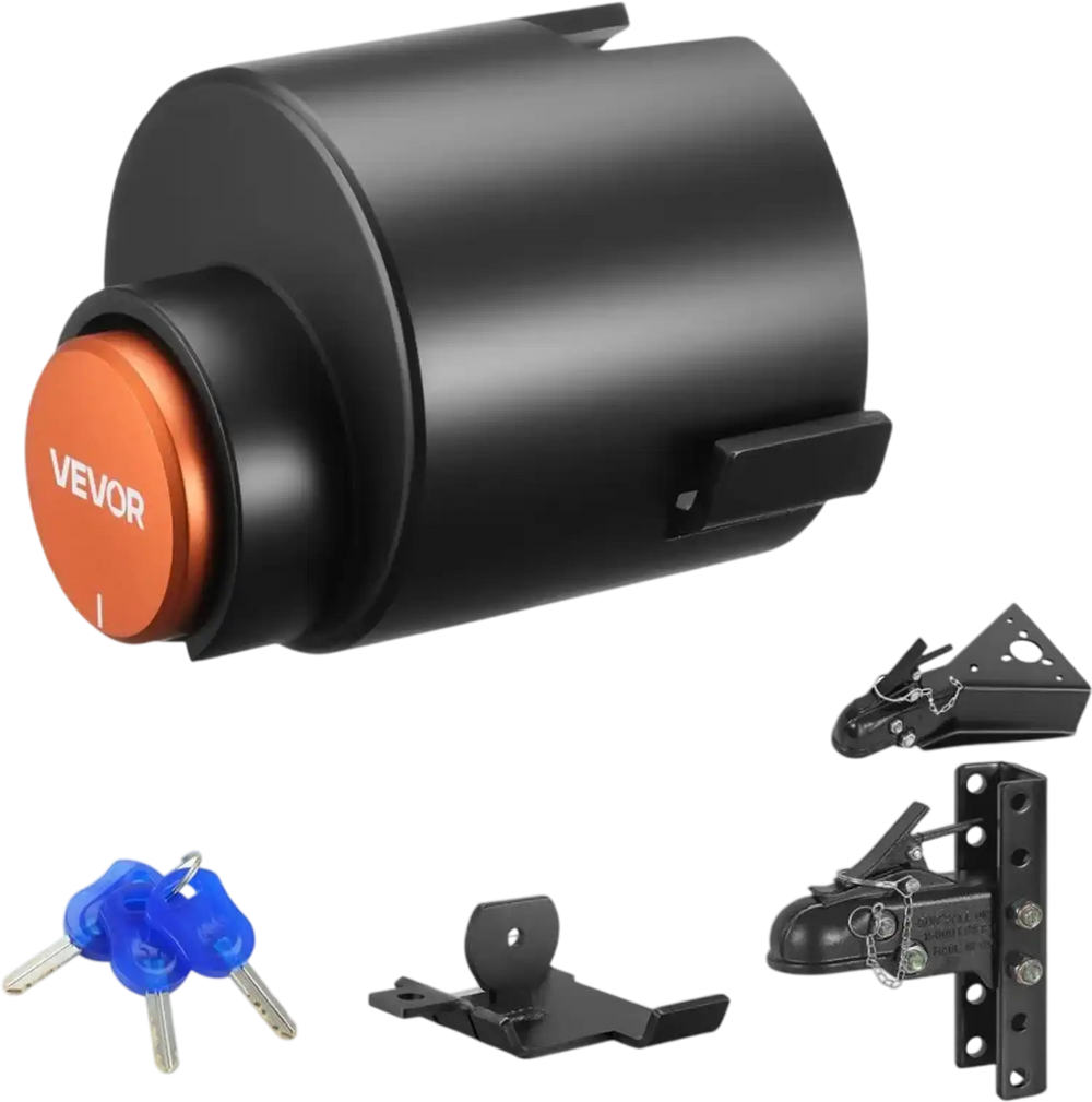 Vevor Trailer Lock 2-5/16" Heavy-Duty Coupler Anti-Theft Lock New ...