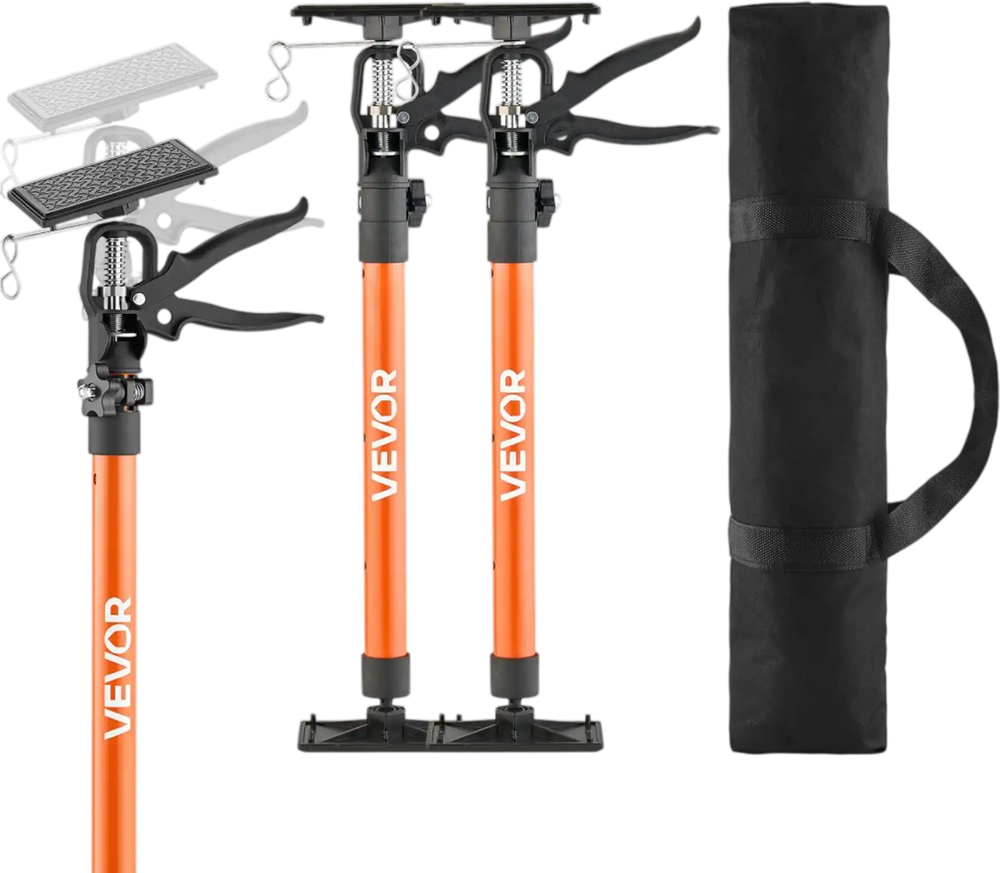 Vevor Support Pole Cabinet Jack 2-Pack Telescopic Quick Support Rod 20 ...