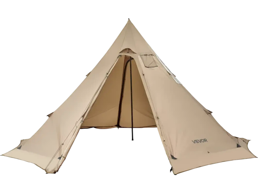 Vevor Hot Tent 4-6 Person Portable Winter Tipi Camping Tent New ...