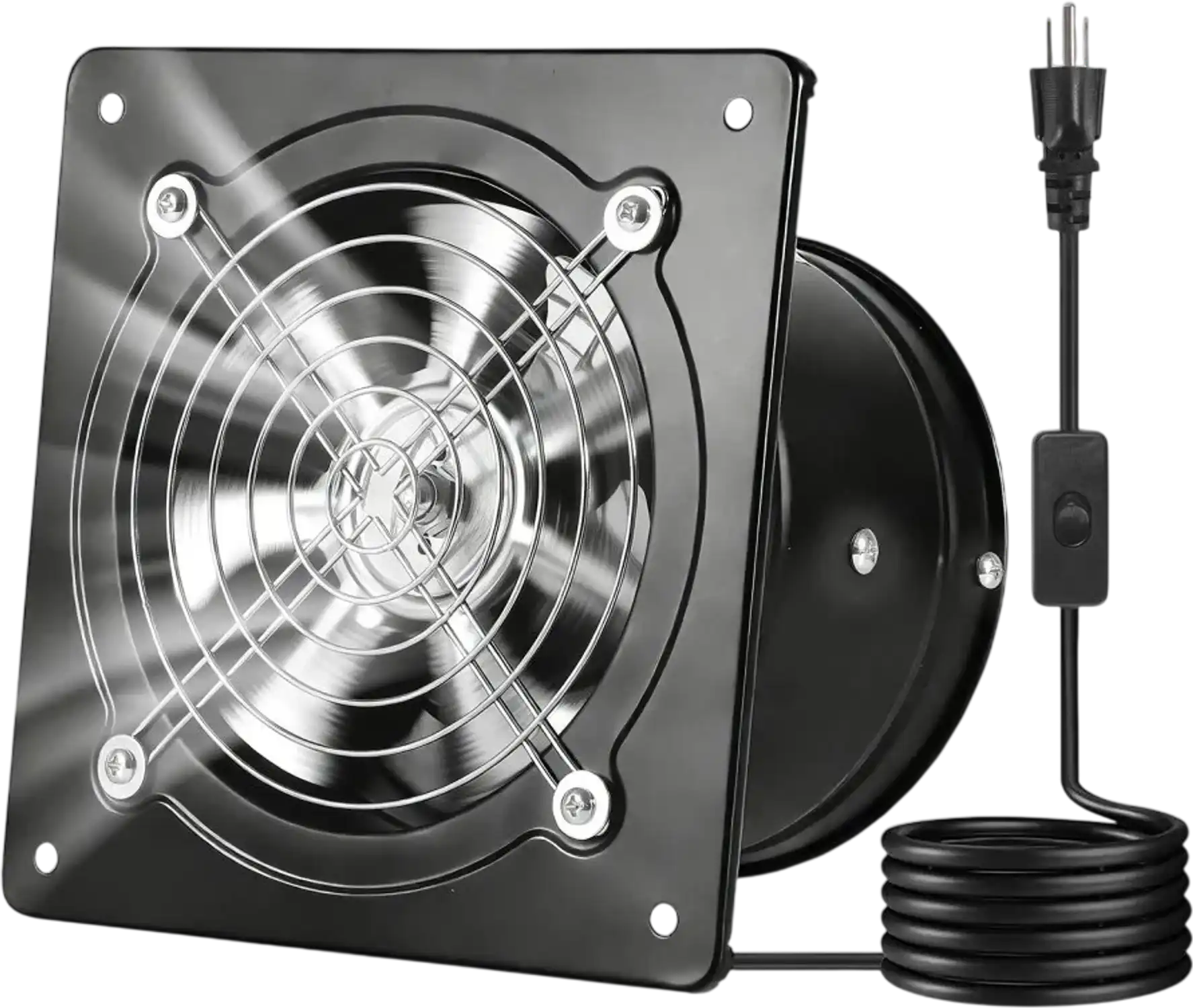 Vevor Exhaust Fan 6" 308 CFM Wall Mount Ventilation Extractor New ...