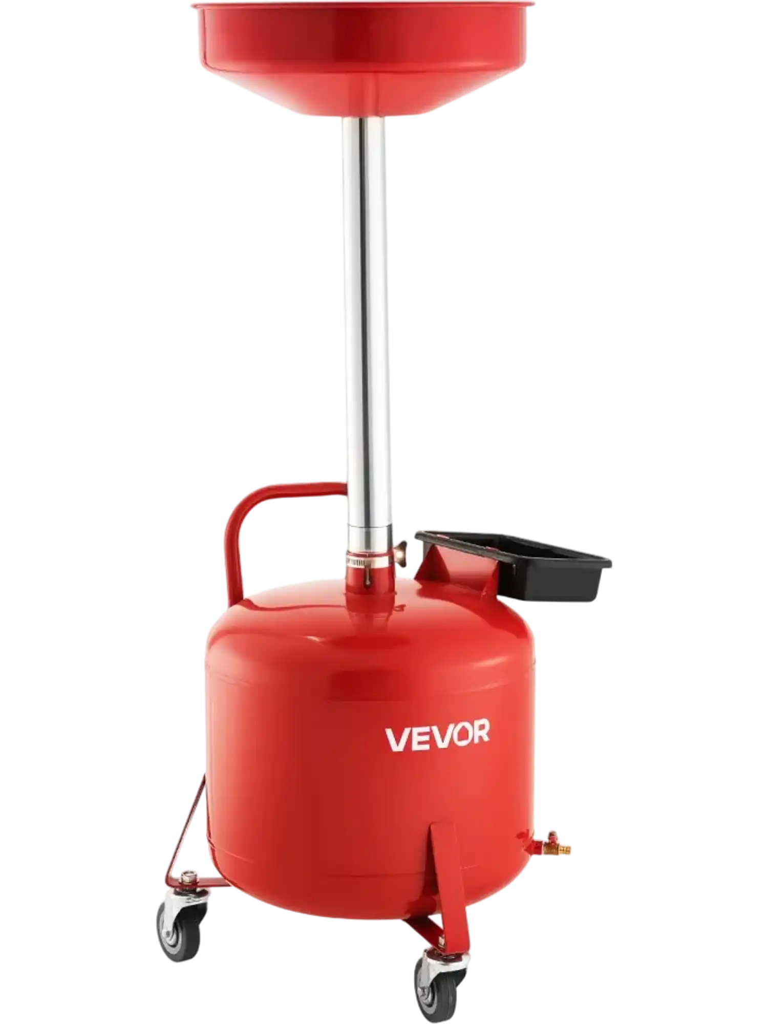 Vevor Oil Drain Tank 8 Gallon Portable Waste Oil Drain Tank with Adjus ...
