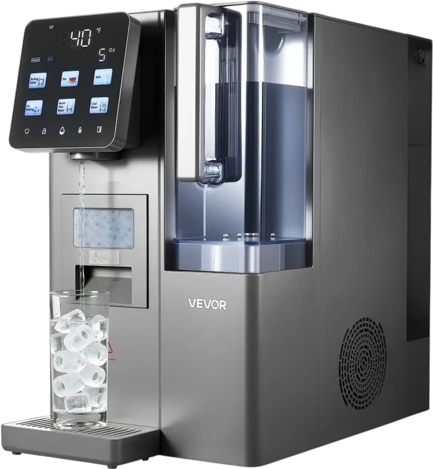 Vevor Ice Maker Water Filter Dispenser 4-in-1 Countertop Hot & Cold Wa ...