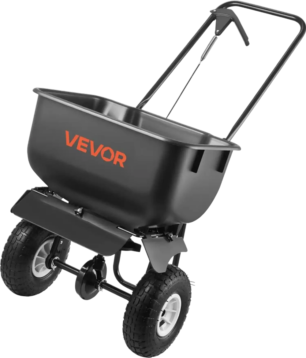 Vevor Broadcast Spreader 12' Push Lawn Spreader New – FactoryPure