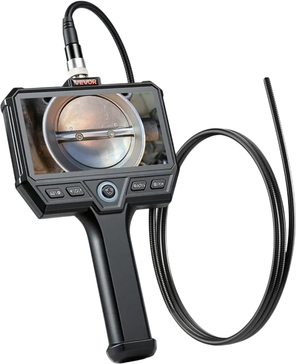 Vevor Borescope Camera Triple Lens Endoscope with Light 5" HD IPS Scre ...