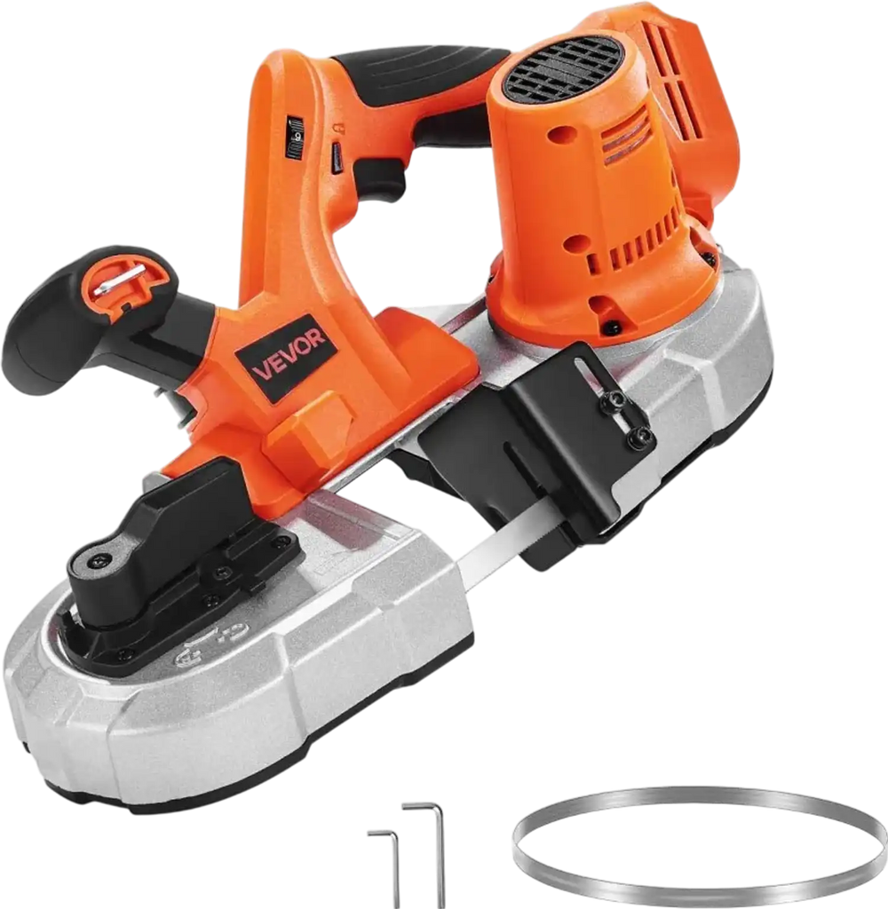 Vevor Band Saw 20V Cordless Portable 2.56" Deep Cut Variable Speed Bar ...