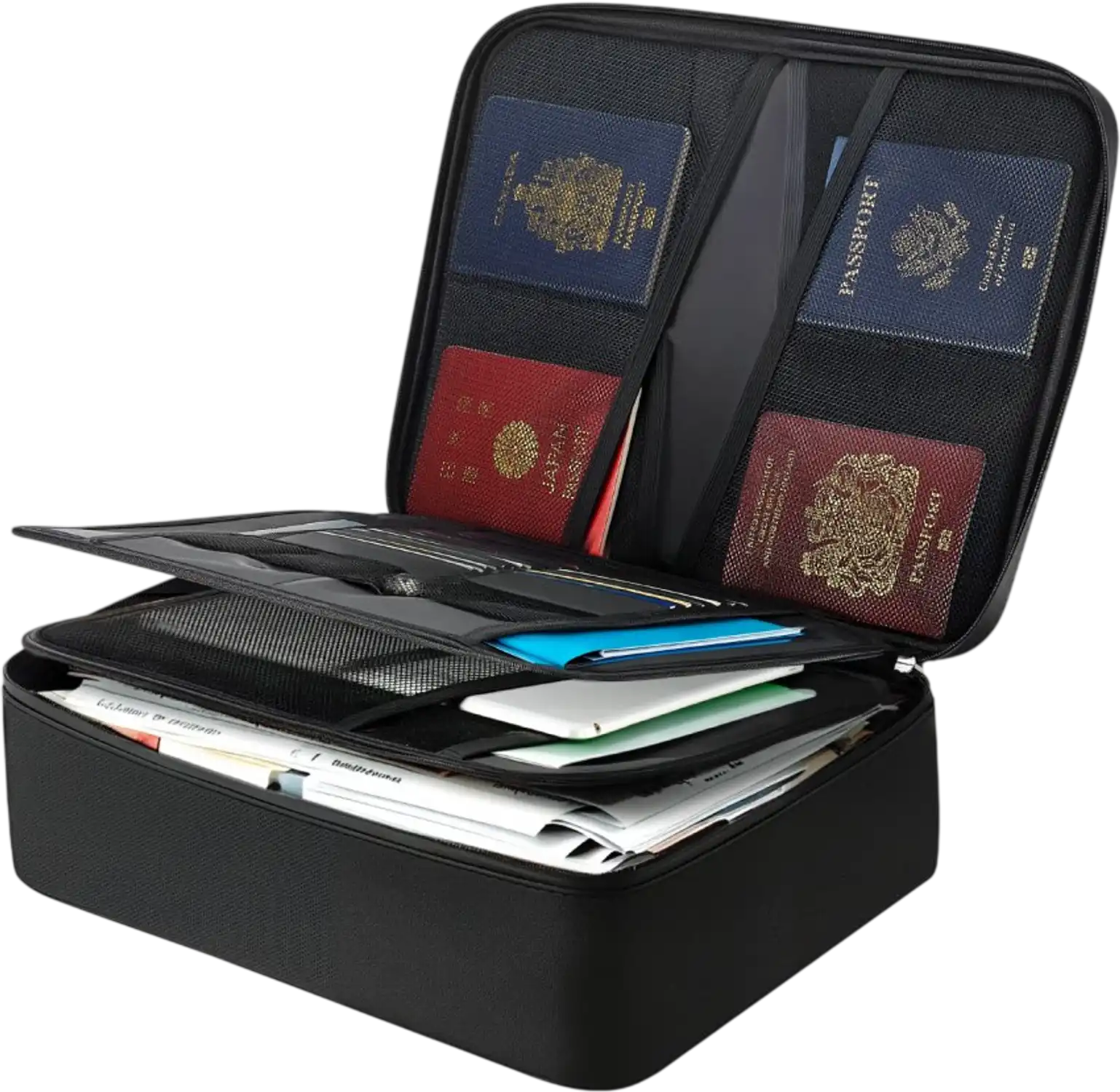 Vevor Fireproof Document Box Waterproof Locking Storage Organizer New ...