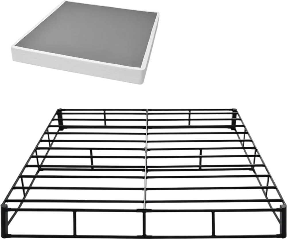 Vevor Box Spring King Size Bed Frame 9" Heavy Duty Metal Mattress Foun ...