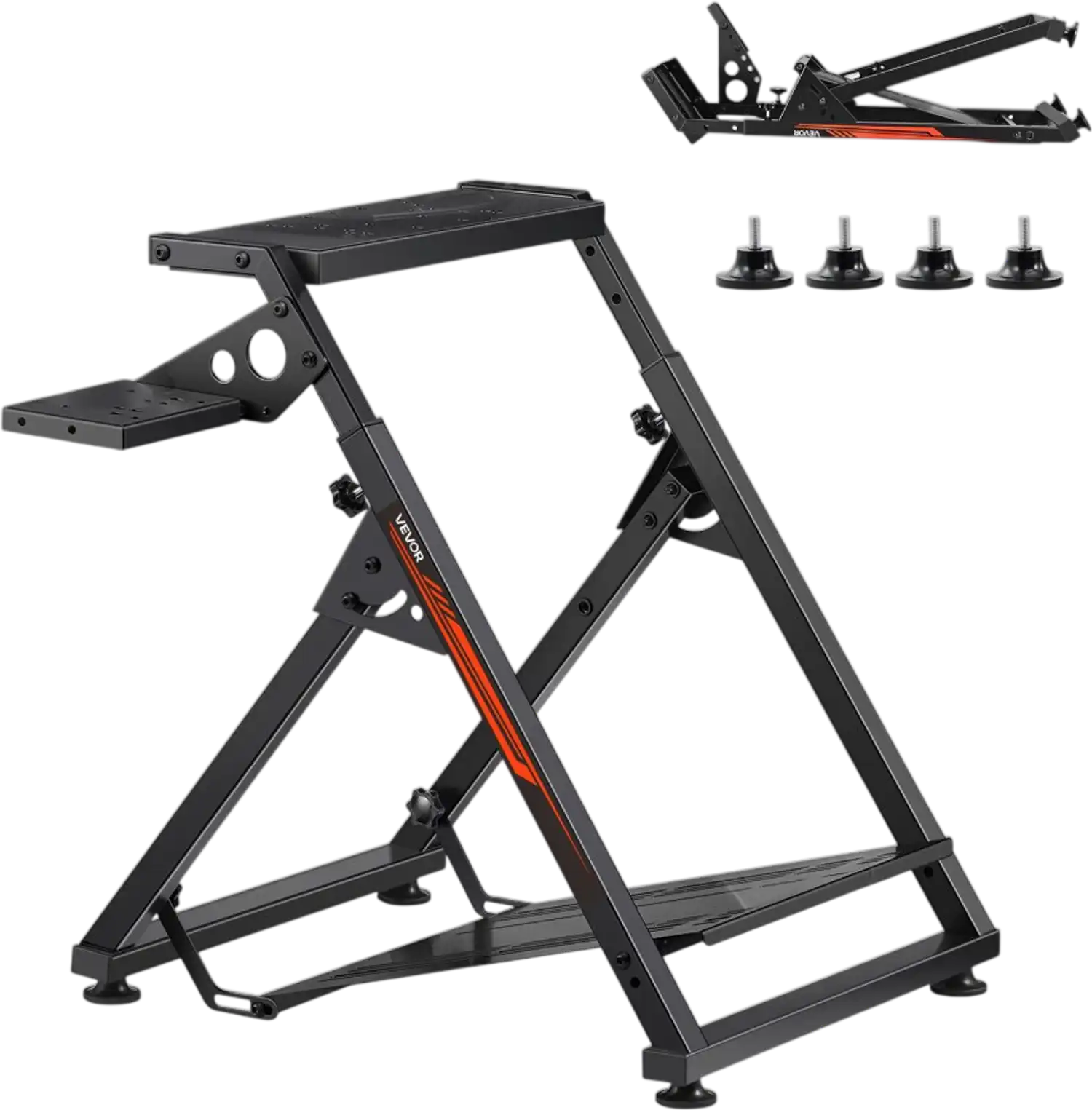 Vevor Racing Wheel Stand Adjustable Foldable Simulator Stand New ...