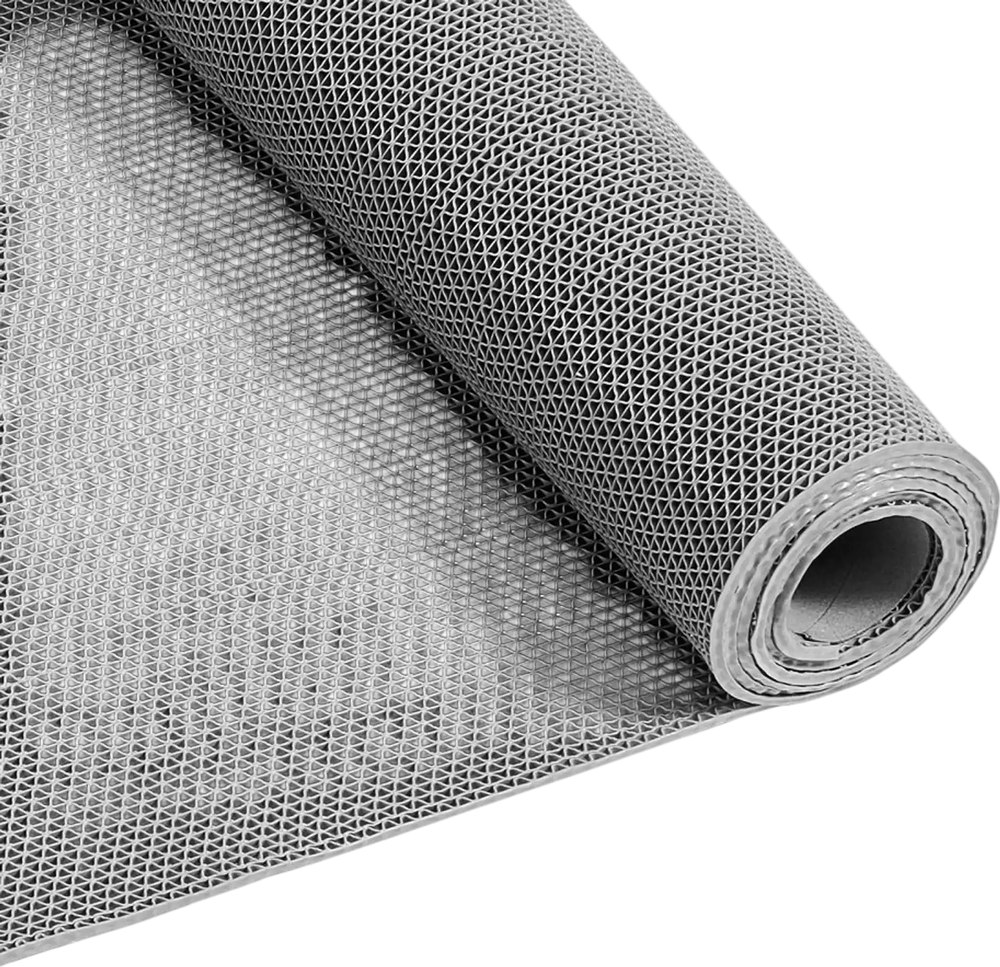 Vevor Drainage Mat 3' x 10' PVC Non-Slip Floor Mat Gray New – FactoryPure