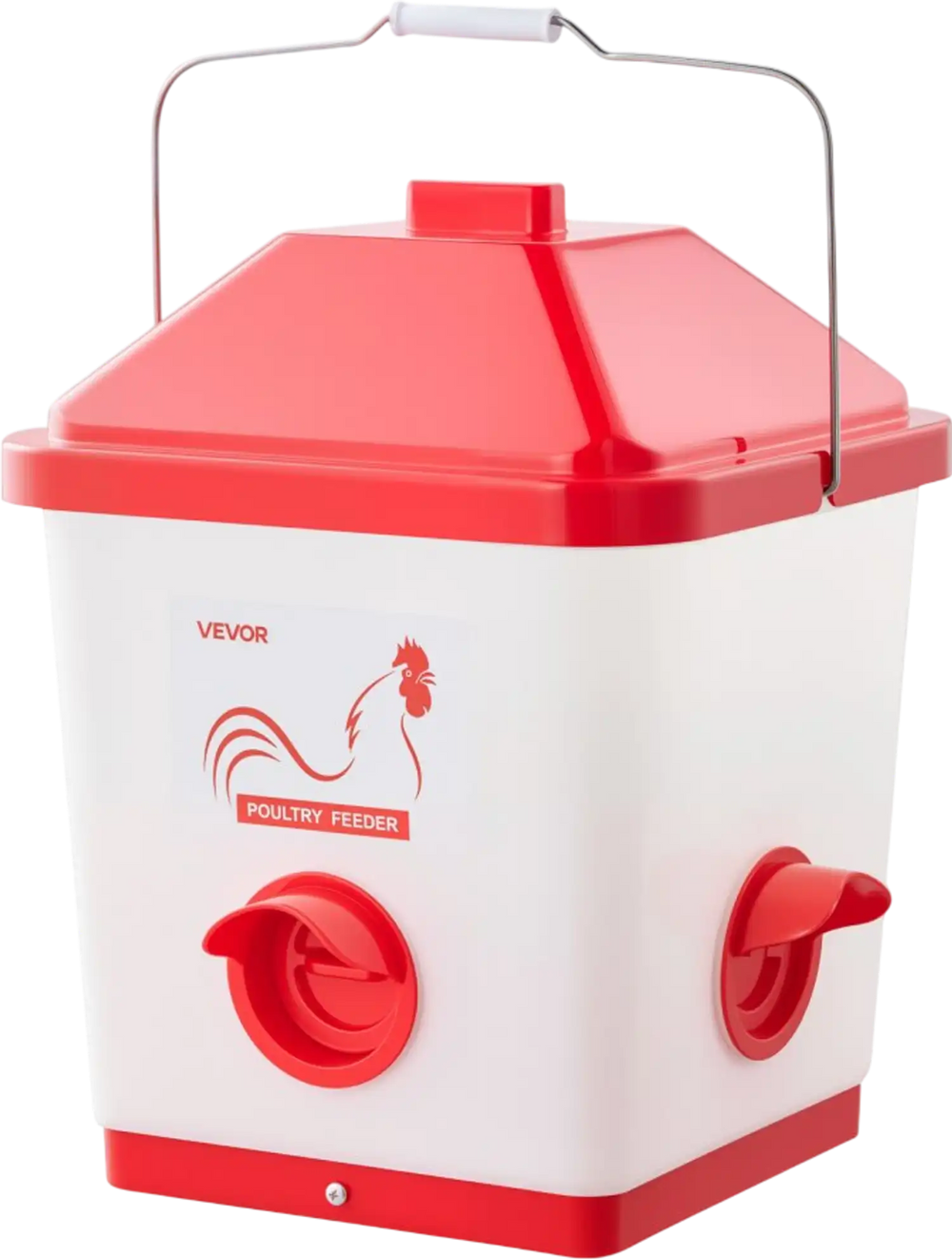 Vevor Automatic Chicken Feeder 40 lbs Gravity Hanging Poultry Dispense ...