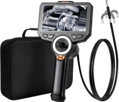 Vevor Borescope 360° Articulating Endoscope with Light 0.24" Lens 6" H ...