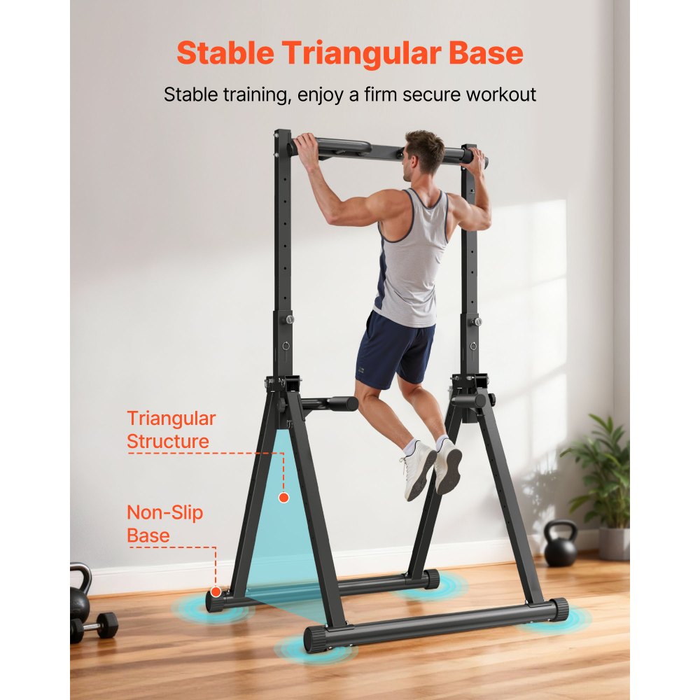 Vevor Pull Up Bar Portable Foldable Power Tower Station New – FactoryPure